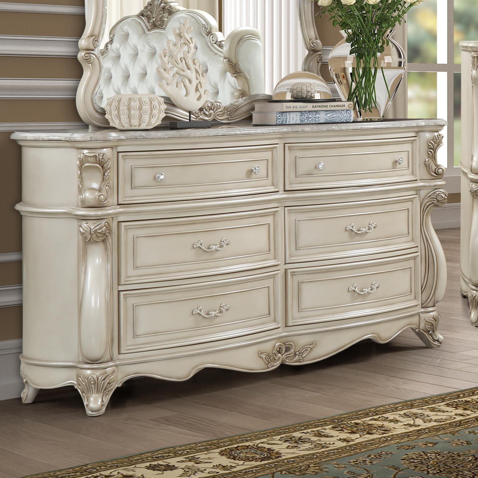 New Classic Furniture Monique 6-Drawer Dresser B992-050M