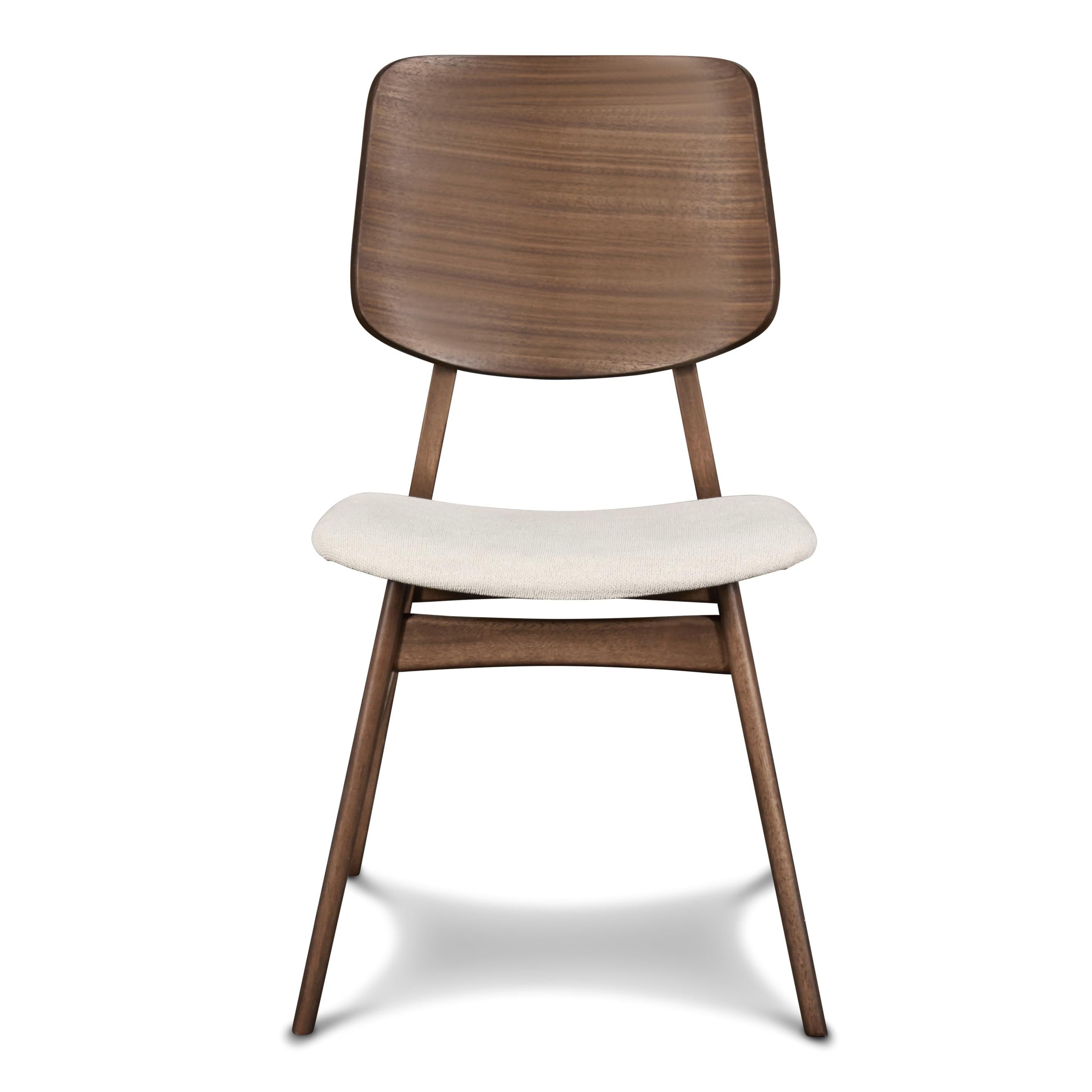 New Classic Furniture Oscar D1651 Wood Back Dining Chair - Walnut